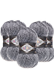 Alize ( 5 Adet ) Superlana Midi 207 Sütlü Kahve El Örgü Iplikleri Yelek ...