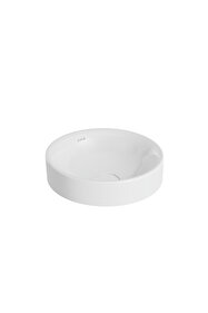 VitrA Frame 5653B403-0016 Tezgah Üstü TV Lavabo, Clean, 57 cm, Beyaz ...