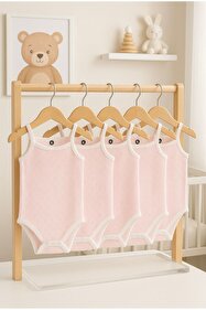 LİFA KİDS 4'lü İp Askılı Renkli %100 Organik Pamuk Bebek Body Çıtçıtlı ...