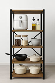 BARIN DESIGN 3 Raflı Telli Çevir-Kur Çok Amaçlı Raf Ünitesi | Metal ...