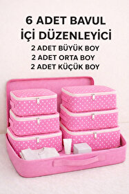 Spartek home textile 6 Parça çizgili - Bavul Ve Valiz Organizer Seyehat ...