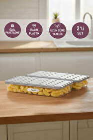SELKA HOME 6 Adet 2,5 Lt. Nora Organizer Buzdolabı Buzluk Düzenleyici ...