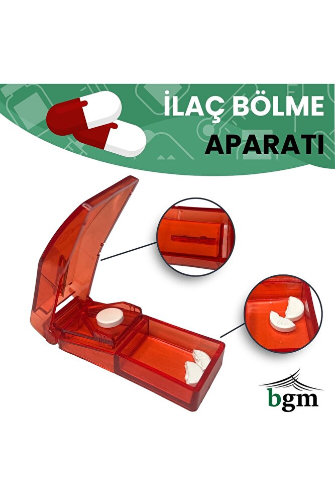 İlaç Kırma Aparatı İlaç Tablet Hap Kesici Bölücü Yüksek Kalite İlaç ...
