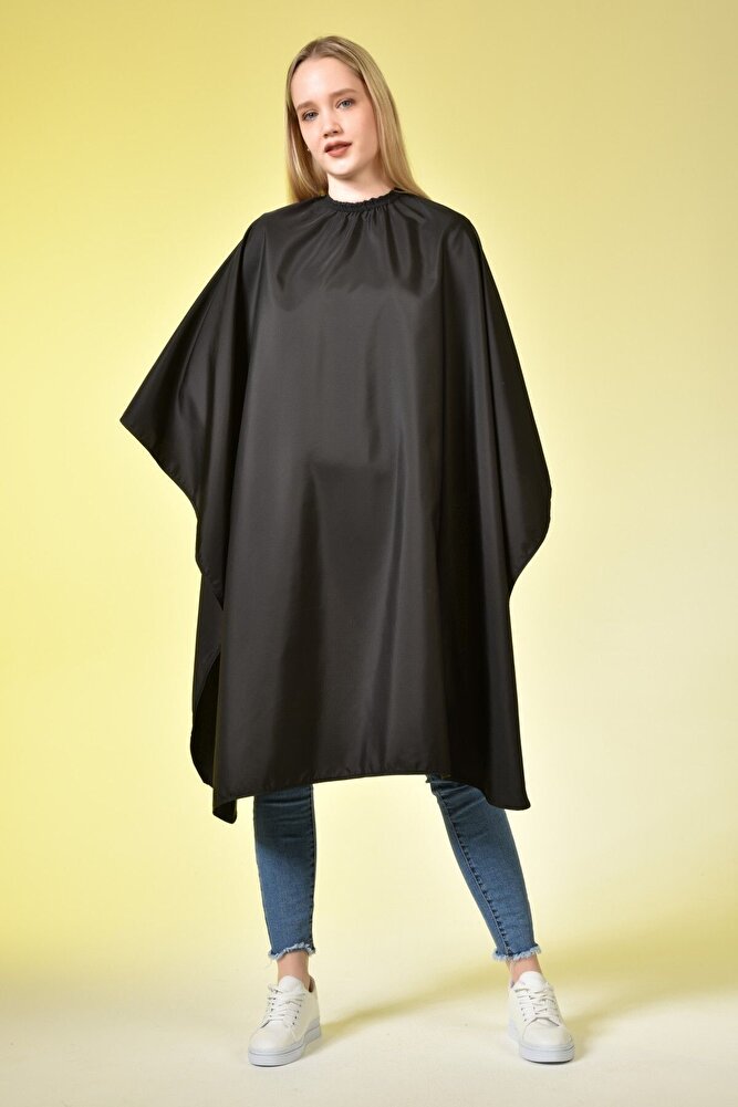 Penuar Kuaför Berber Traş Saç Kesim Önlüğü Örtüsü Penuar Kuaför Siyah ...