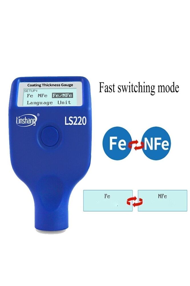 Ls220 Boya Kalınlığı Ölçüm Cihazı Türkçe Menü Yeni Yazılım Kullanıcı ...