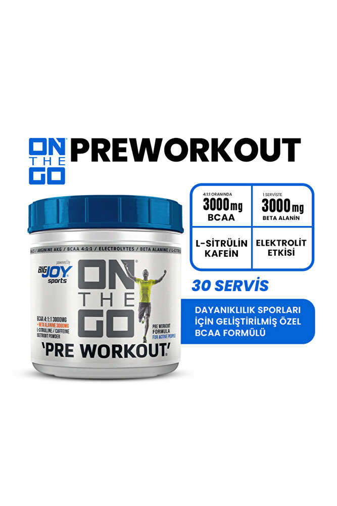 On The Go Preworkout Orman Meyveli Pre Workout 450g Güç Ve Performans ...