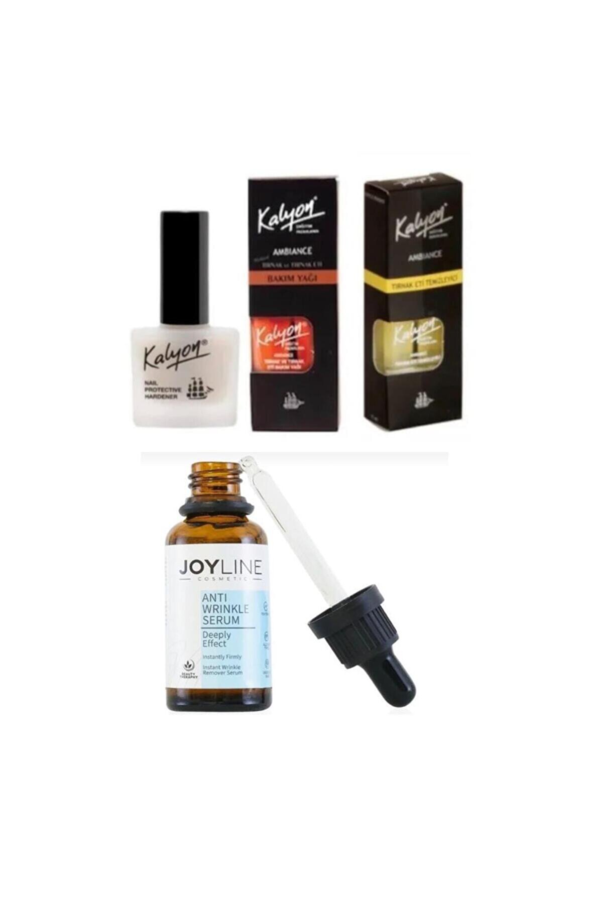 Kalyon Tırnak Sertleştirici+Tırnak Bakım Yağı+Tırnak Eti Temizleyici 3 ...