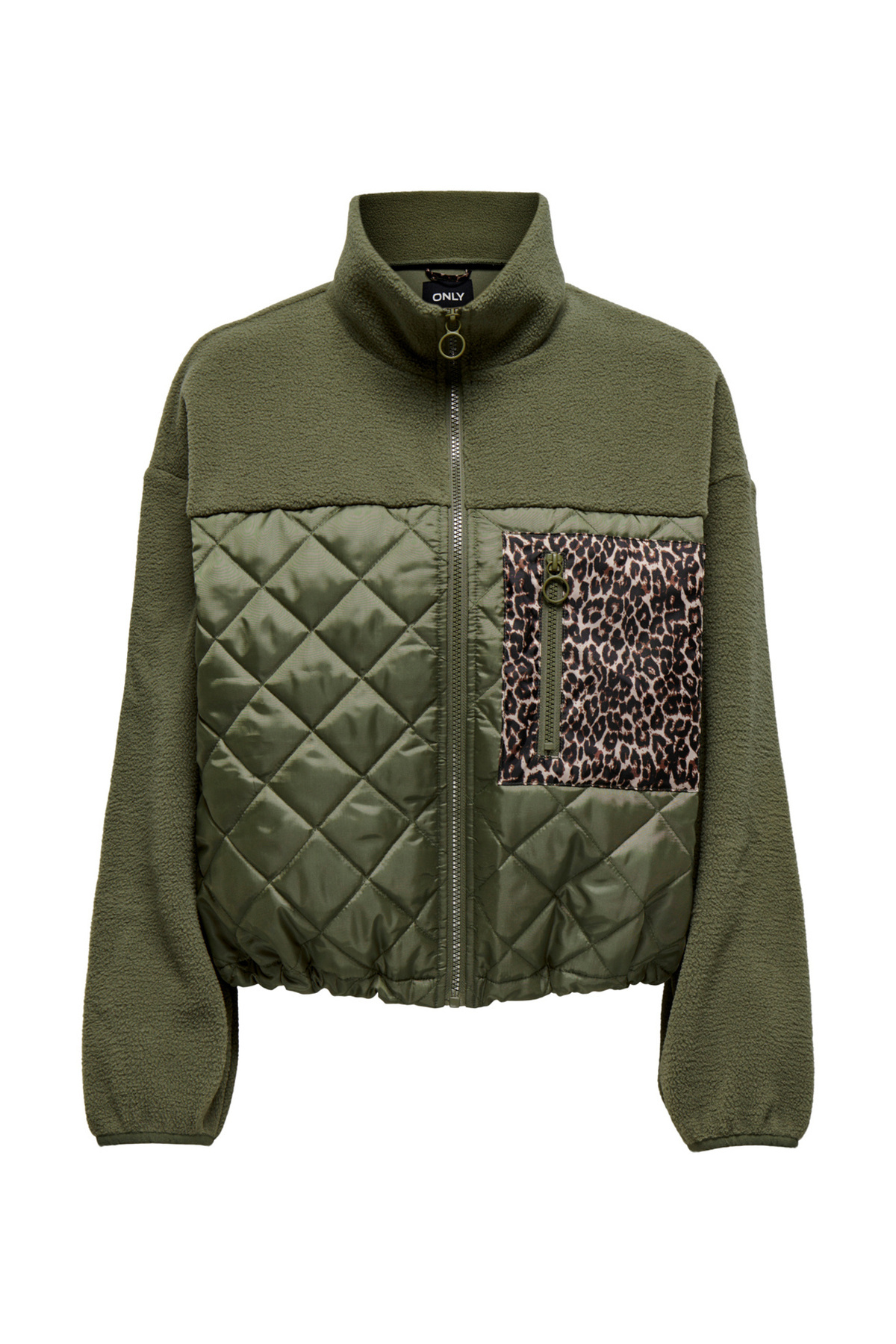 ONLY Yeşil Kadın Mont ONLLINDSEY TEDDY MIX JACKET CS OTW - Fiyatı ...