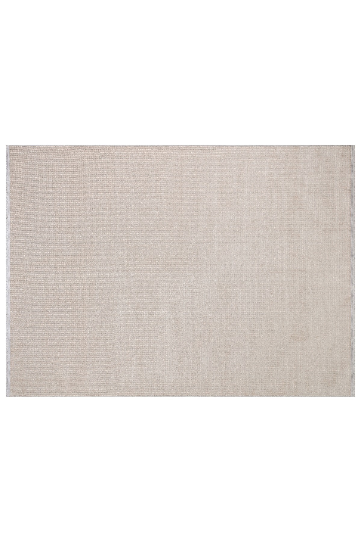 MACRO HOME Punto Tek Renk Bej Salon Halı Hav Vermez Mutfak Halı Etnik Desen Koridor Halı Kesme ...