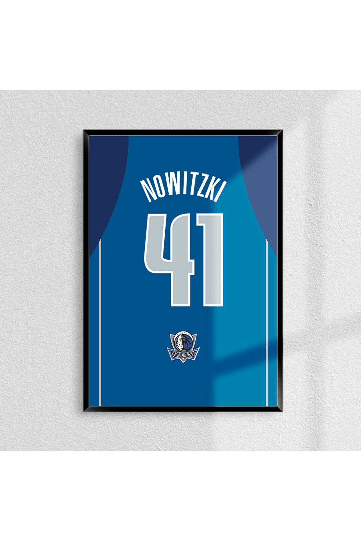 Sekiz Numara Dirk Nowitzki Dallas Mavericks Forma Poster Tablo Fiyatı ...
