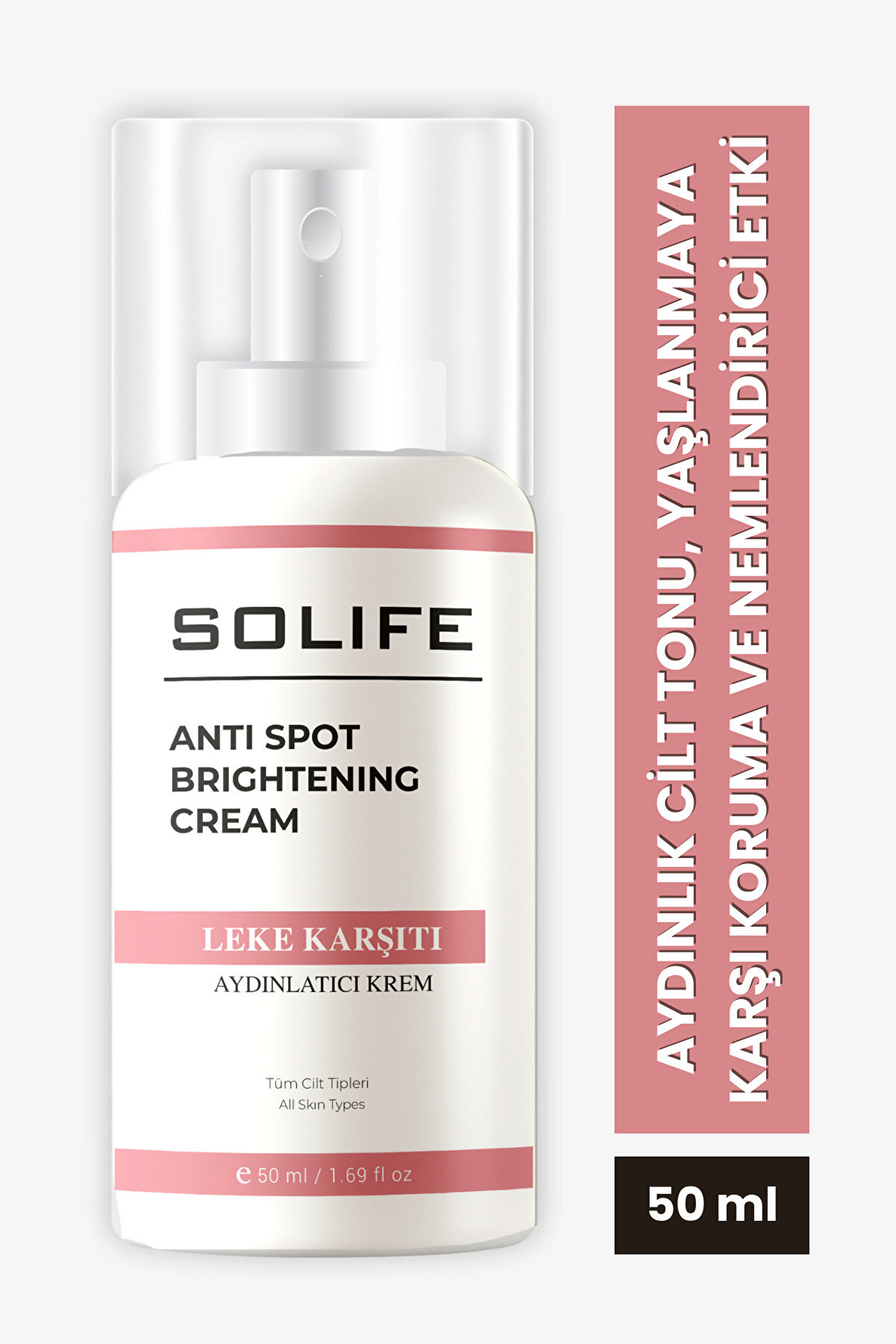 SOLIFE Anti Spot Leke Karşıtı Aydınlatıcı Krem 50 ml - Fiyatı, Yorumları