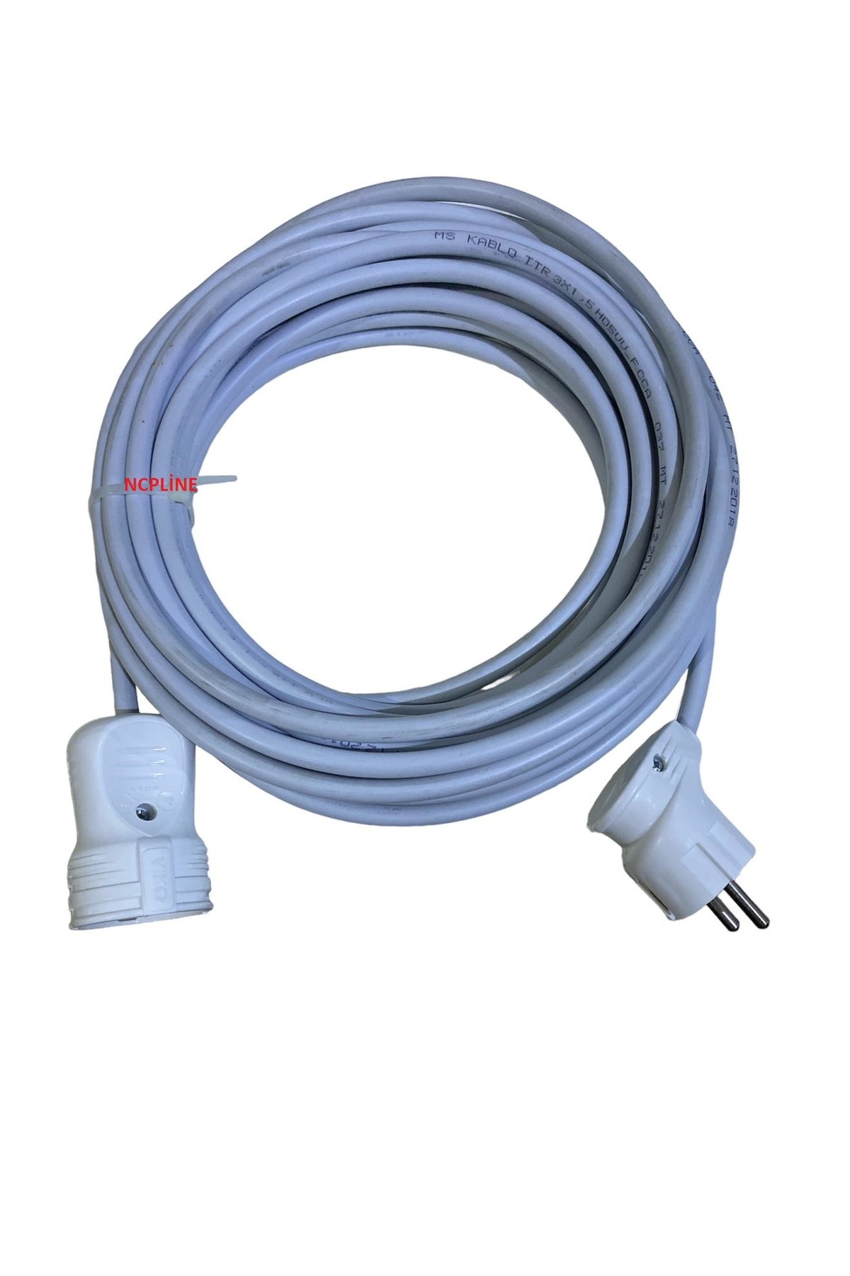 Yastech Topraklı Uzatma Seyyar Kablosu 20 Metre Tekli Priz 3x2,5 Mm Ttr ...