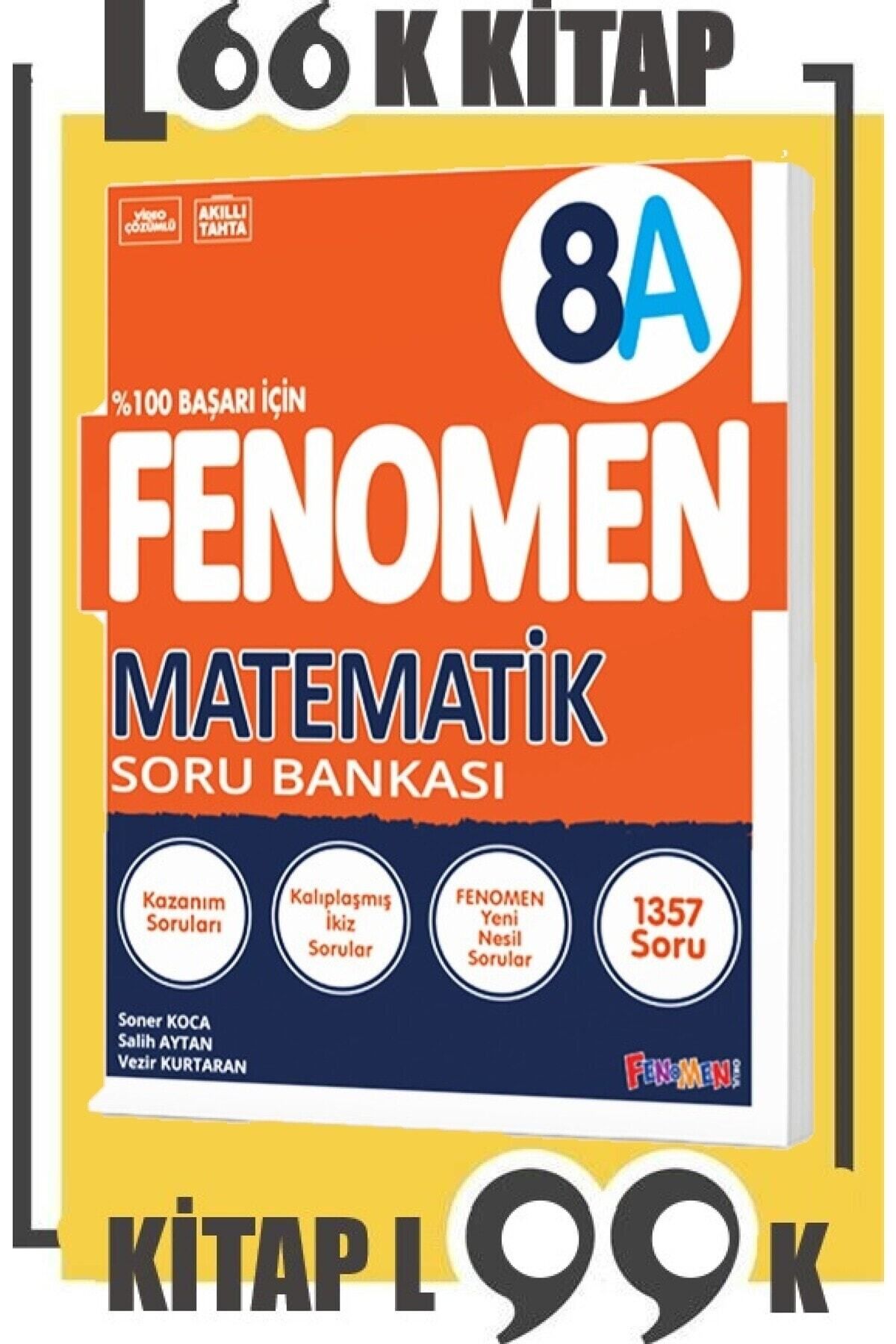 Fenomen Yayıncılık FENOMEN 8. SINIF MATEMATİK A SORU BANKASI 2023-2024 ...