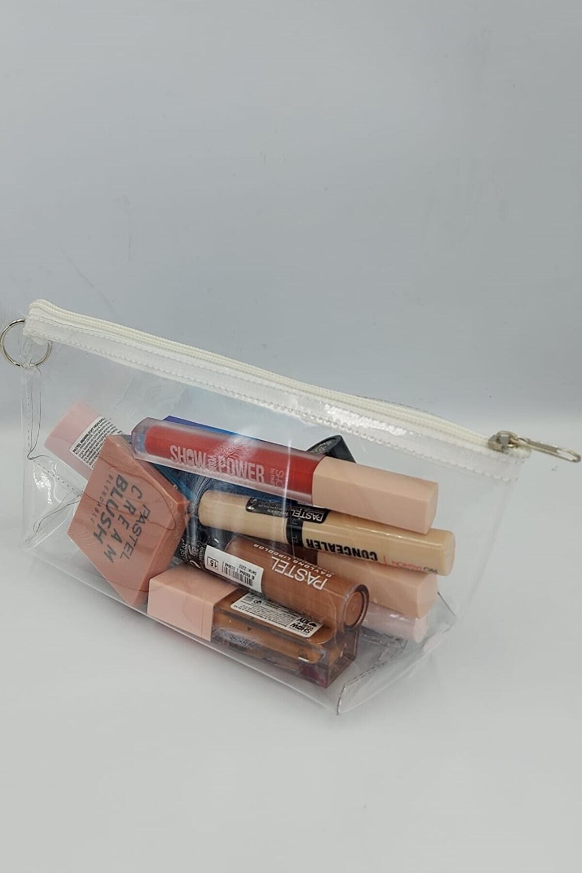 Togin Beyaz, Şeffaf Üçgen Makyaj Çantası Fiyatı, Yorumları - Trendyol