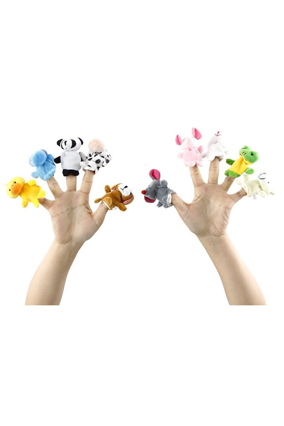 morlalem 10 Adet El Yapımı Pelüş Hayvan Parmak Kukla Fiyatı, Yorumları ...