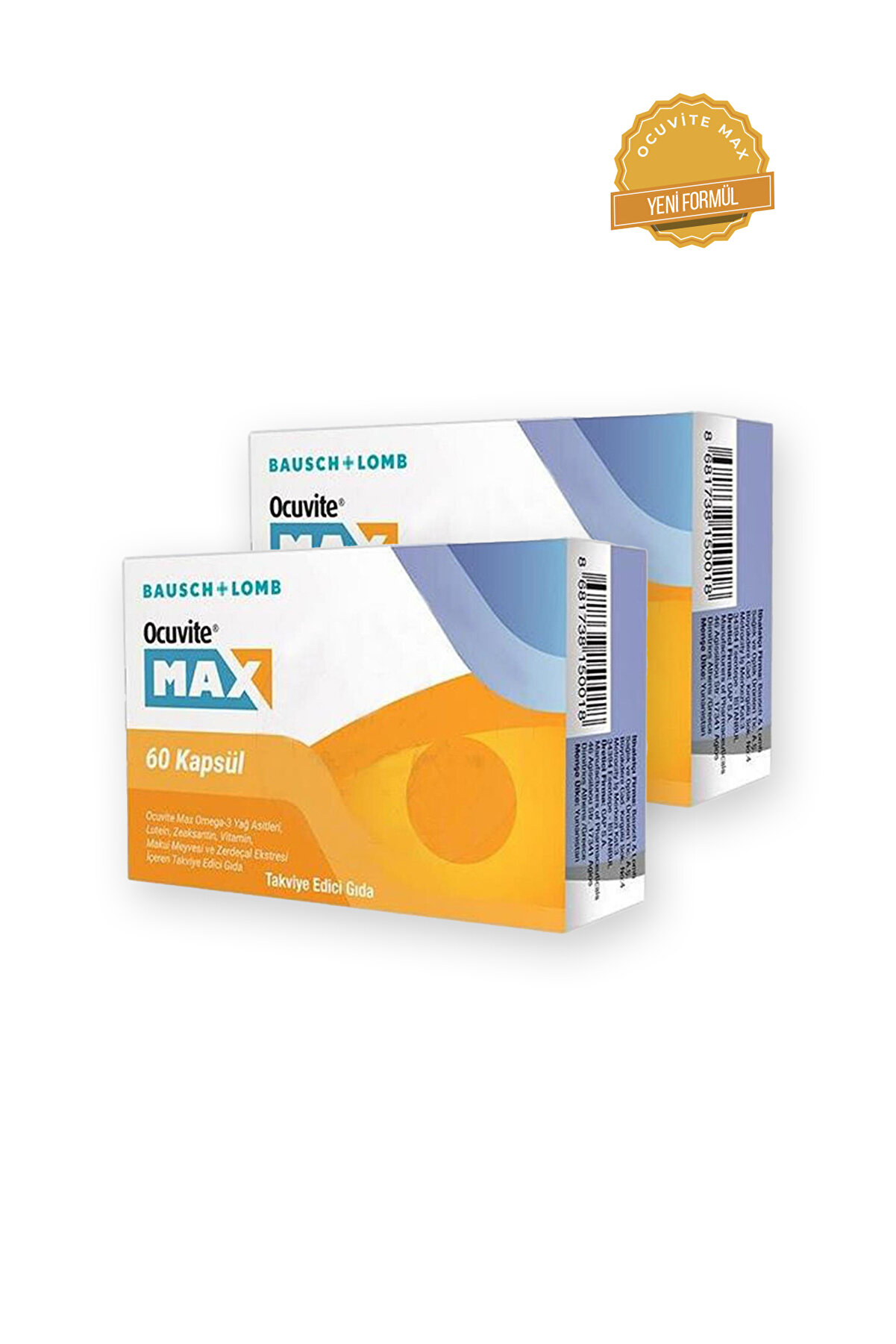 Bausch & Lomb Ocuvite Max 60 Kapsül 2'li Avantajlı Paket Fiyatı ...