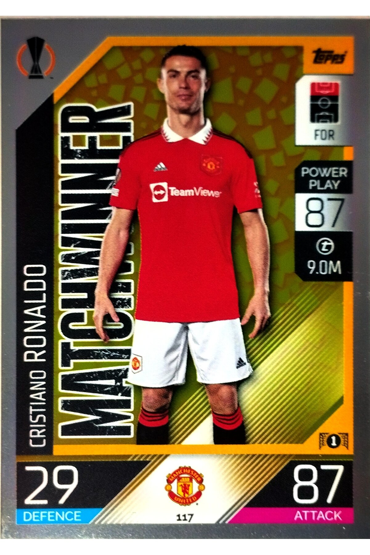 Topps CRİSTİANO RONALDO CARD - Fiyatı, Yorumları