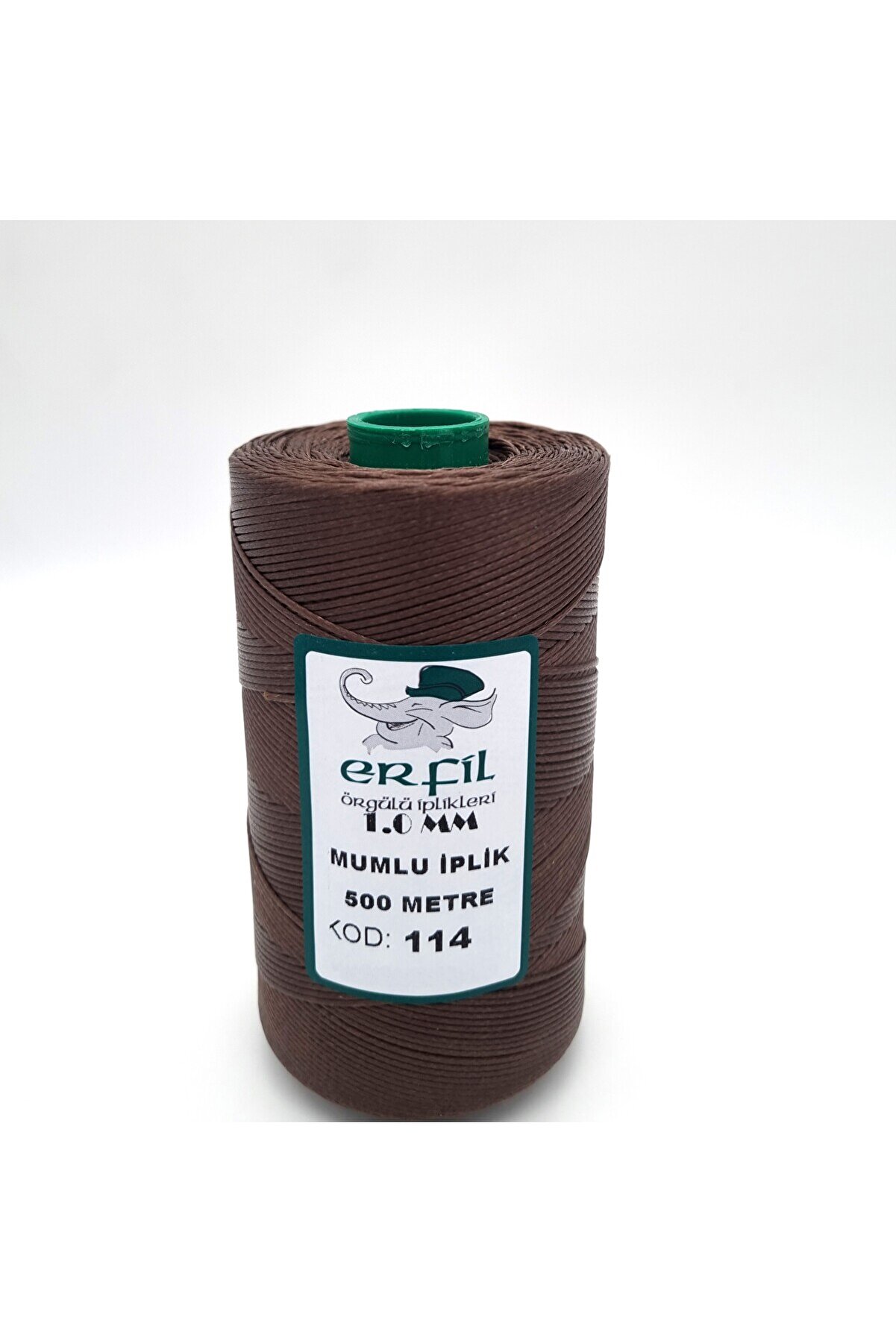 ERFİL İPLİK 1.0 MM 500 METRE MUMLU İPLİK KOD: 114 KOYU KAHVE Fiyatı ...