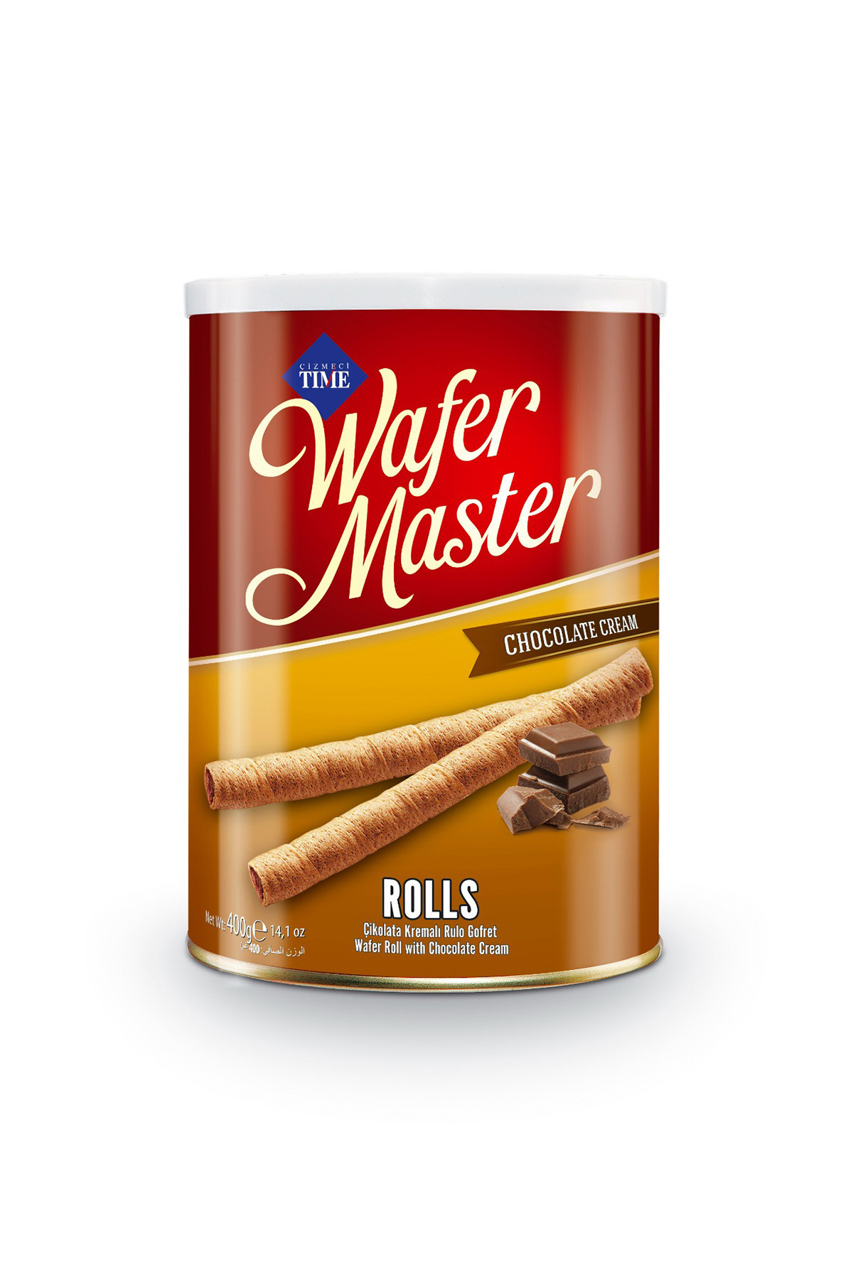 Çizmeci Time Wafer Master Çikolata Kremalı Rulo Gofret 400 Gr - Fiyatı ...