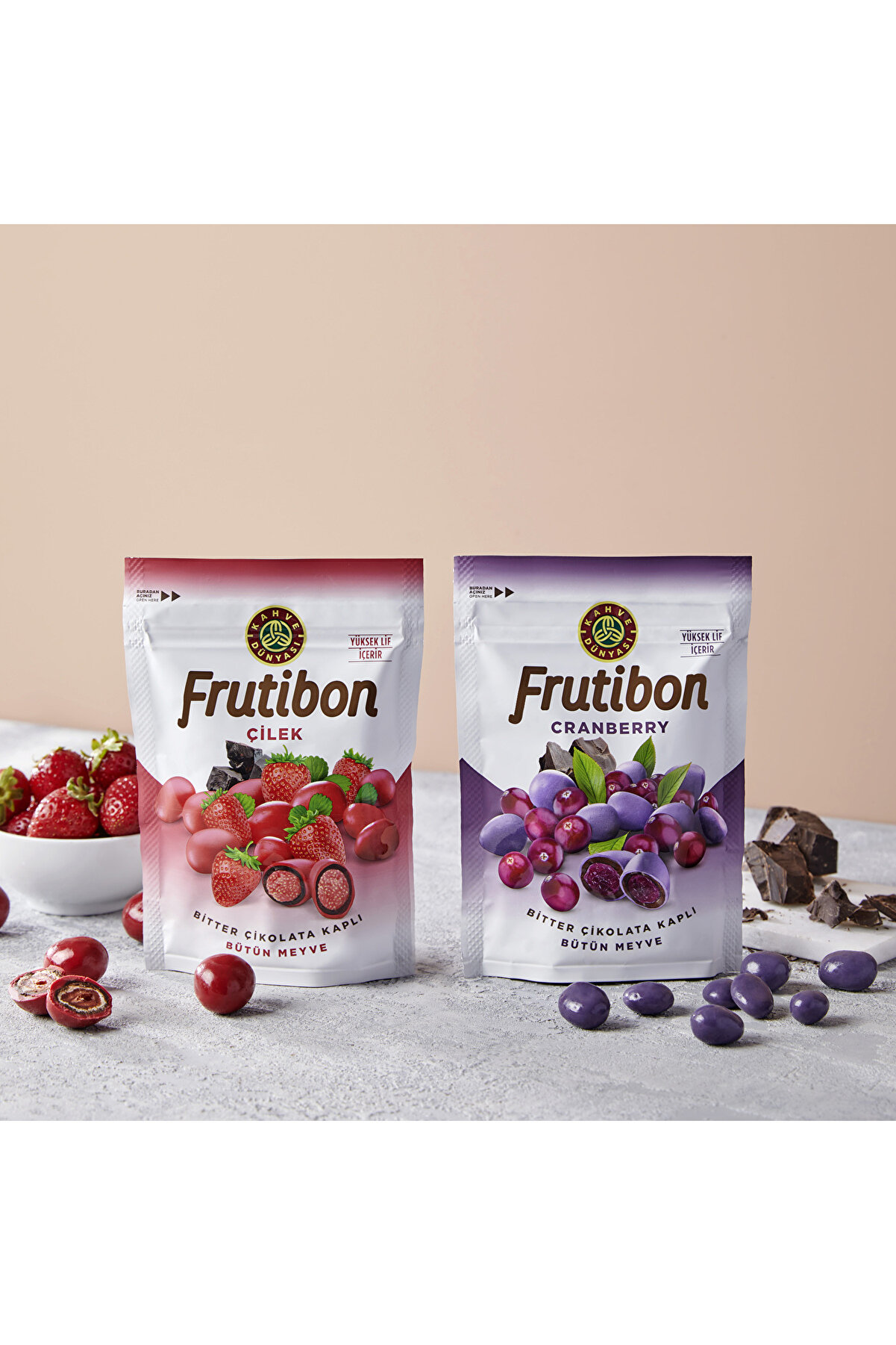 Kahve Dünyası Frutibon Cranberry Bitter Ve Frutibon Çilek Fiyatı ...