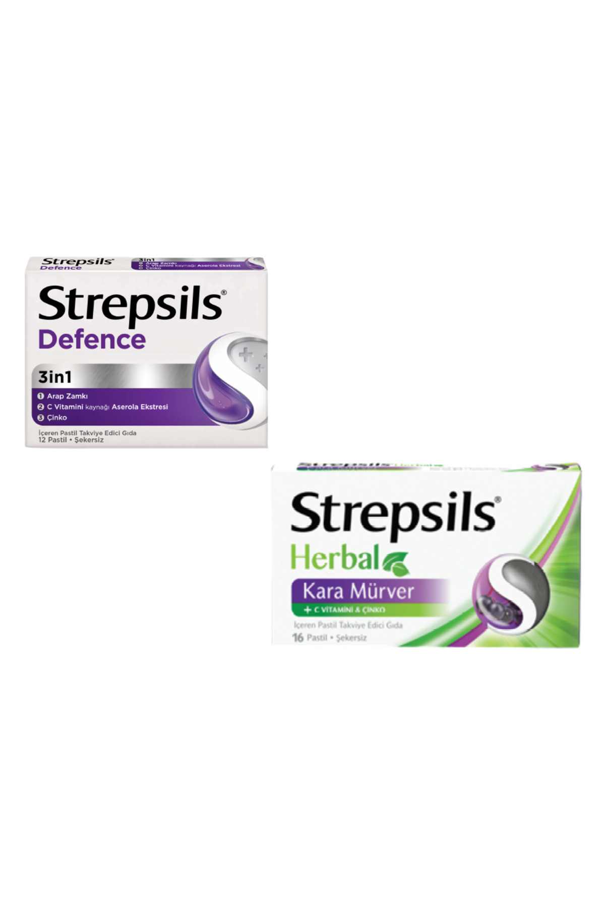 Strepsils Defence 3in1 Aserola Ekstresi & Çinko - Herbal Kara Mürver ...