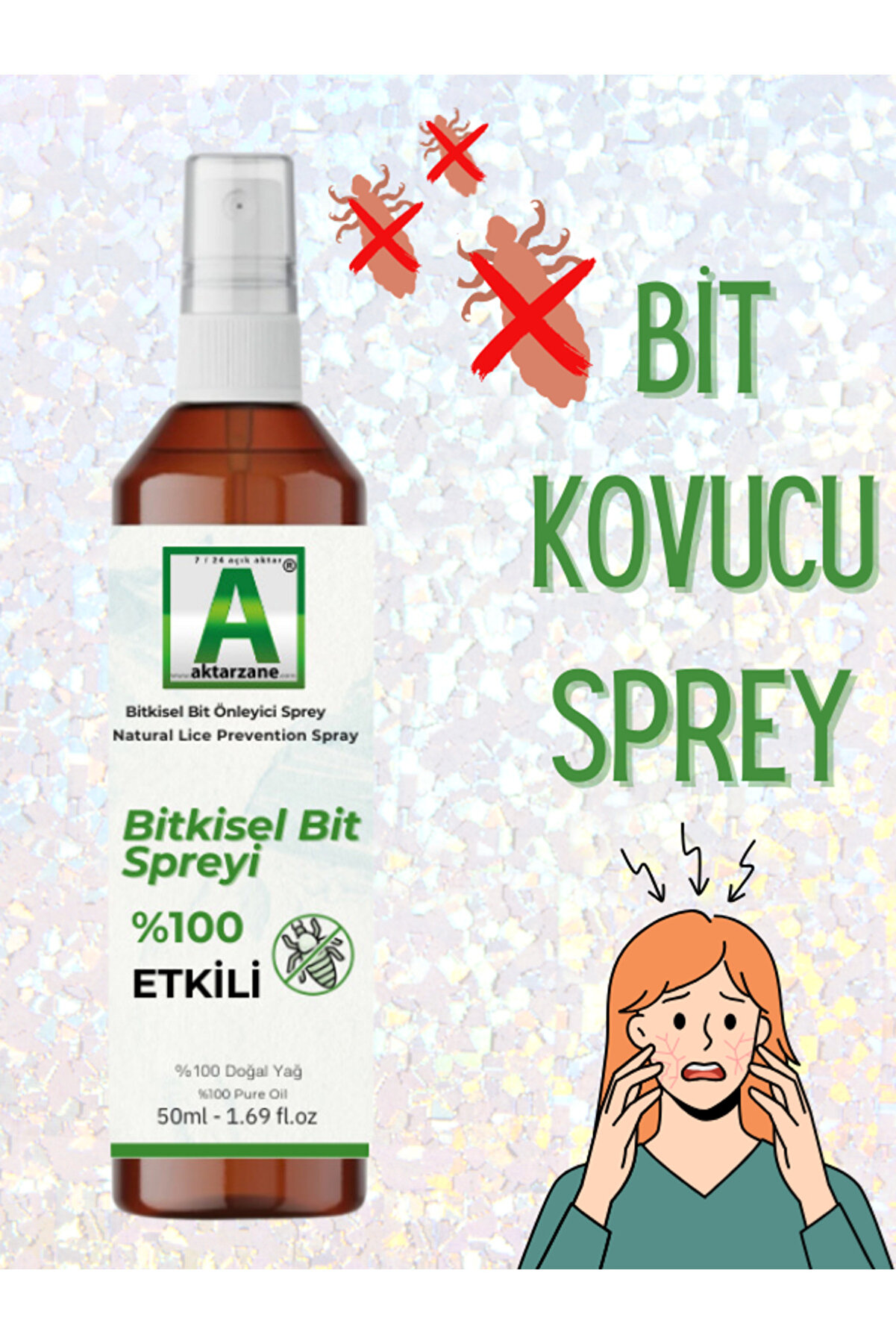 Aktarzane Bit spreyi bit kovucu sprey bit önceyici sprey 50ml Fiyatı ...