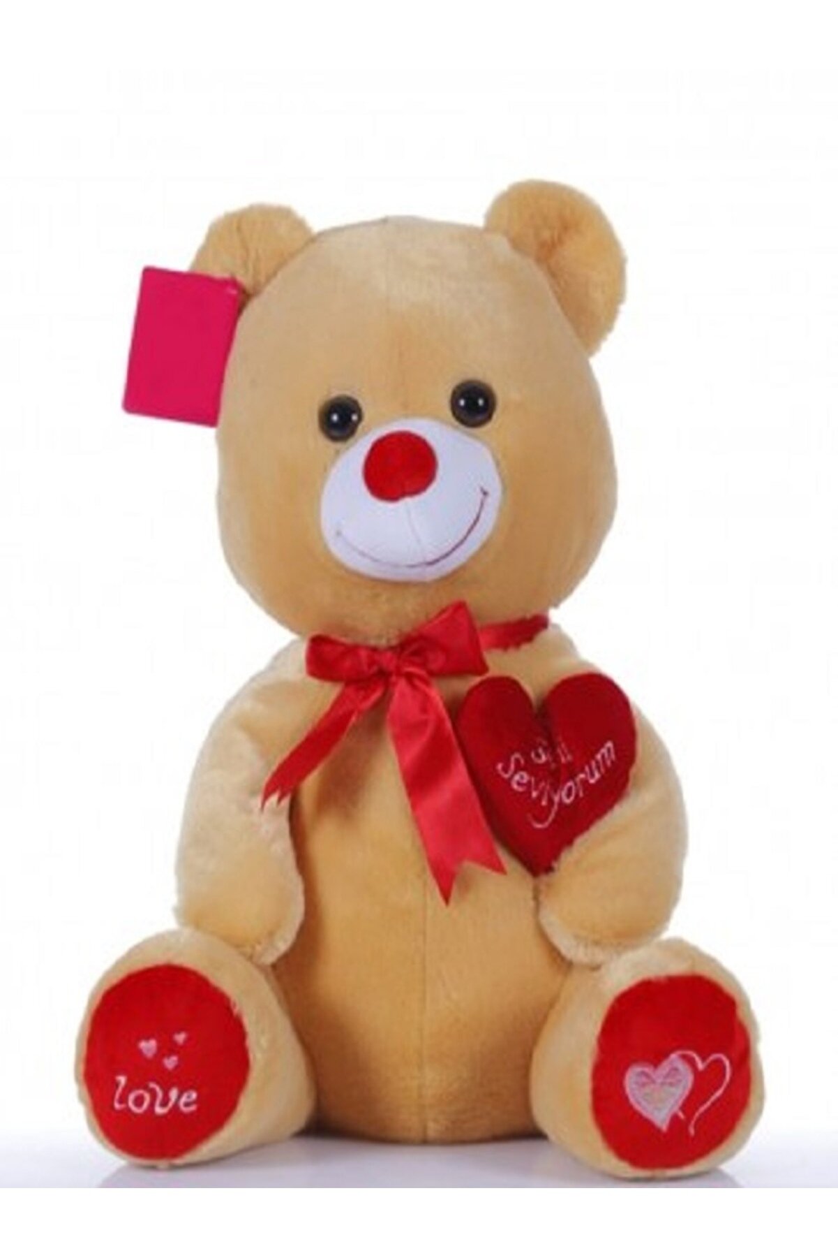 Kazanabil SENİ SEVİYORUM YAZAN KALPLİ PELUŞ AYICIK 46CM Fiyatı ...