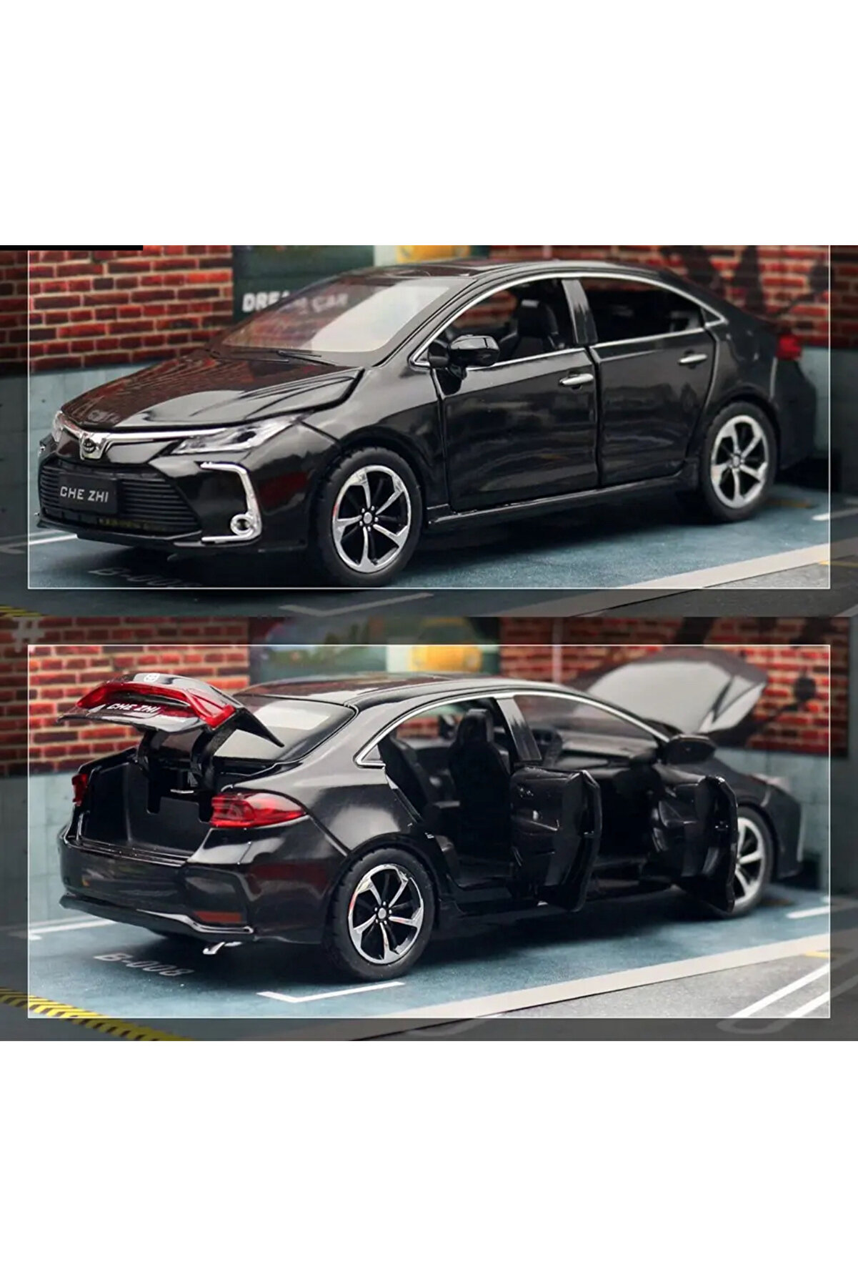 CarStore TOYOTA COROLLA 1:32 MODEL MAKET ARABA SİYAH - Fiyatı, Yorumları