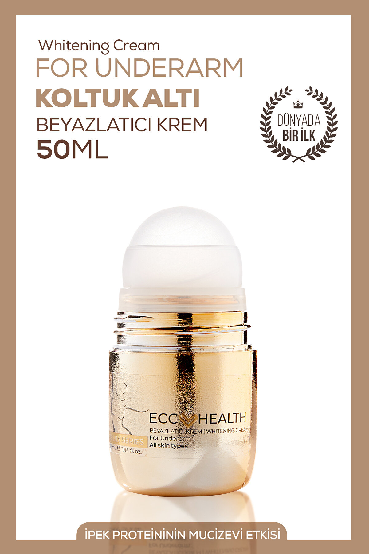 Ecc HEALTH Koltuk Altı Beyazlatma Kremi, Kararma Karşıtı Krem Aydınlık ...