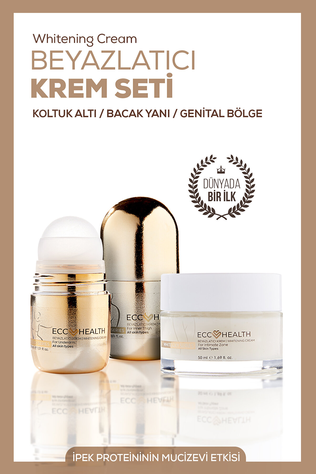 Ecc HEALTH Koltuk Altı, Bacak Yanı, Genital Bölge Temizleme Kremi 3'lü ...