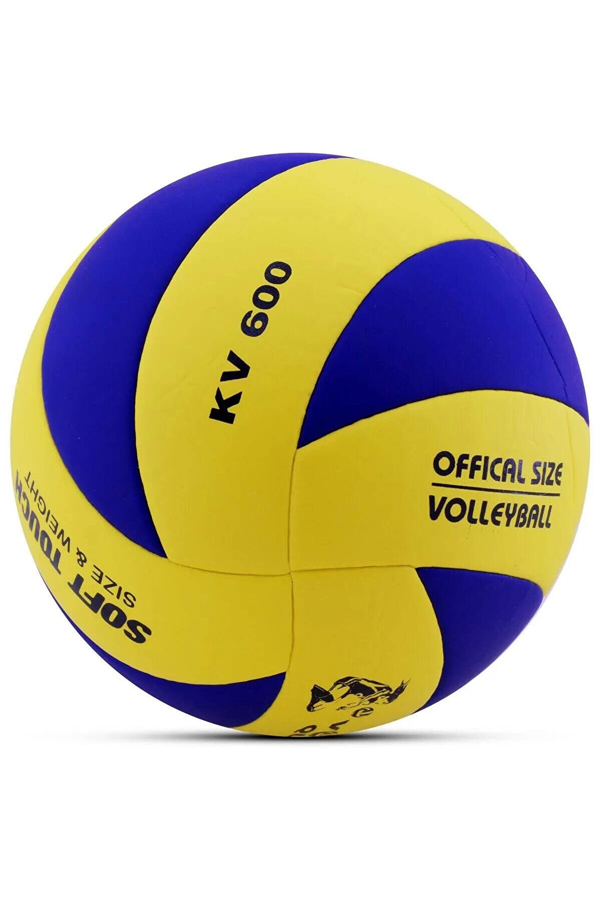 Ozsport Telvesse Voleybol Topu Swirl Soft Touch Yapıştırma Yumuşak Yüzey 8 Panel 5 Numara Sarı ...