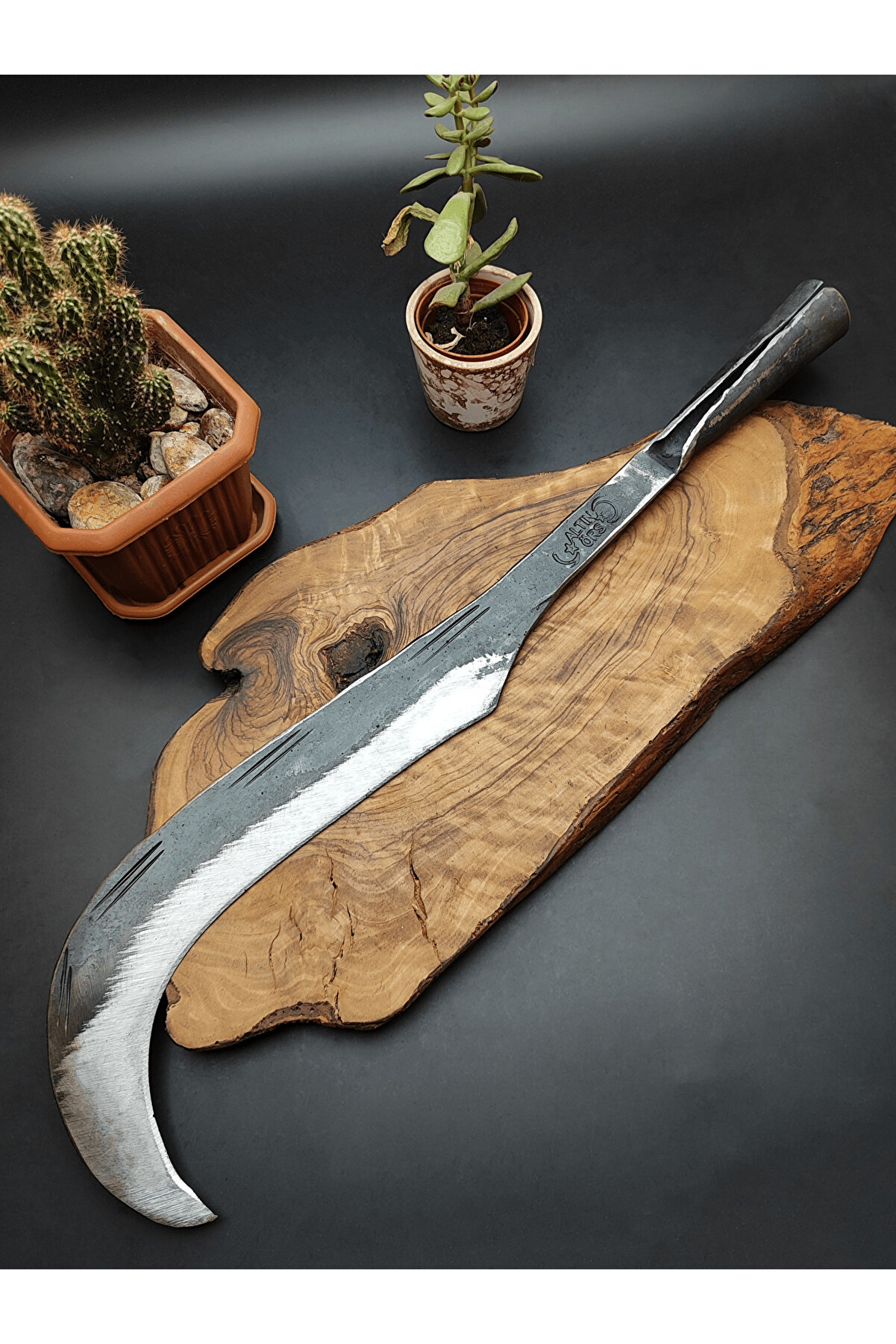 BIÇAK AMBARI El Yapımı Dövme Tahra ( dehre ) 50 Cm - Fiyatı, Yorumları