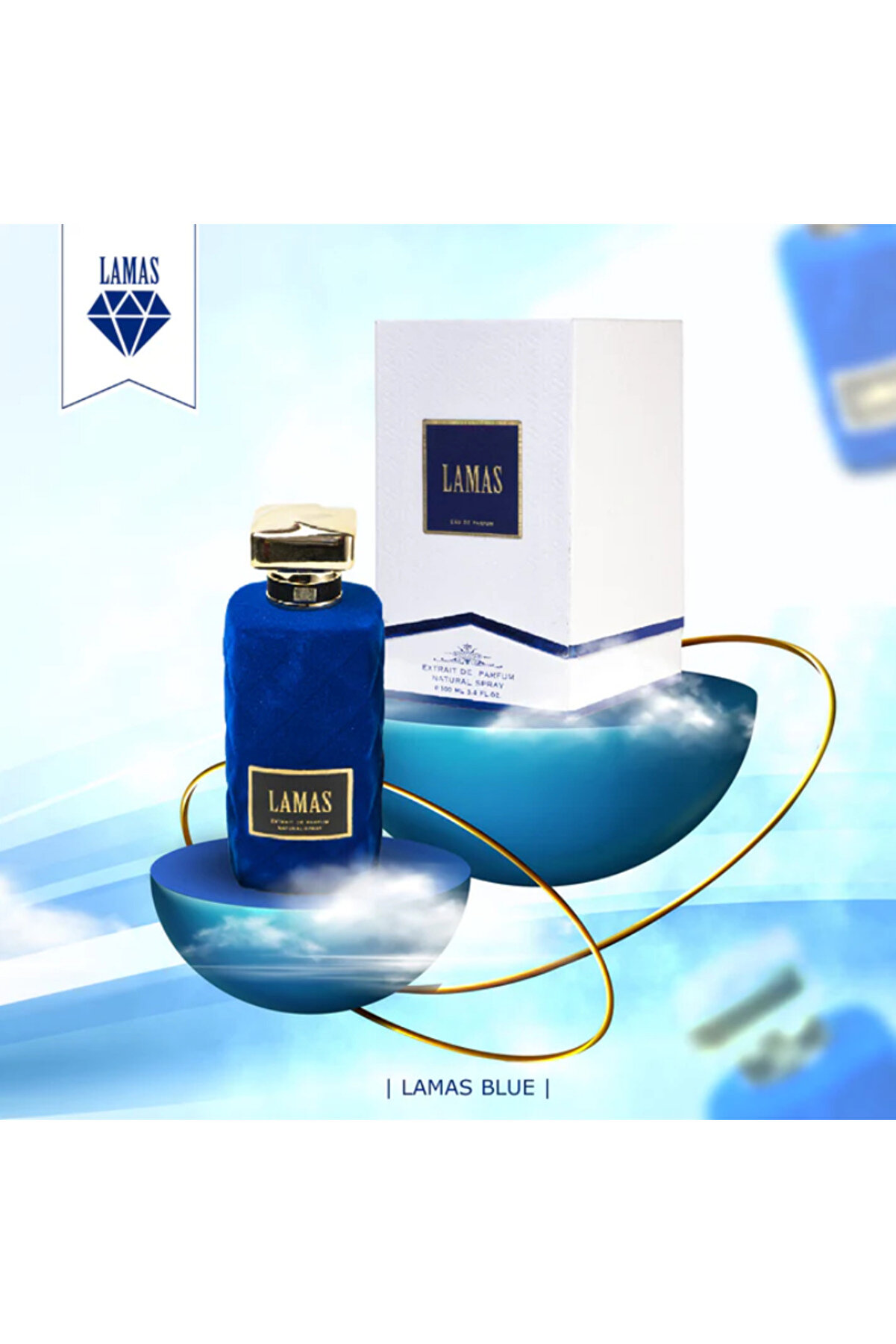 LAMAS PERFUME Lamas Blue Edp 100 ml unisex Parfüm Fiyatı, Yorumları ...