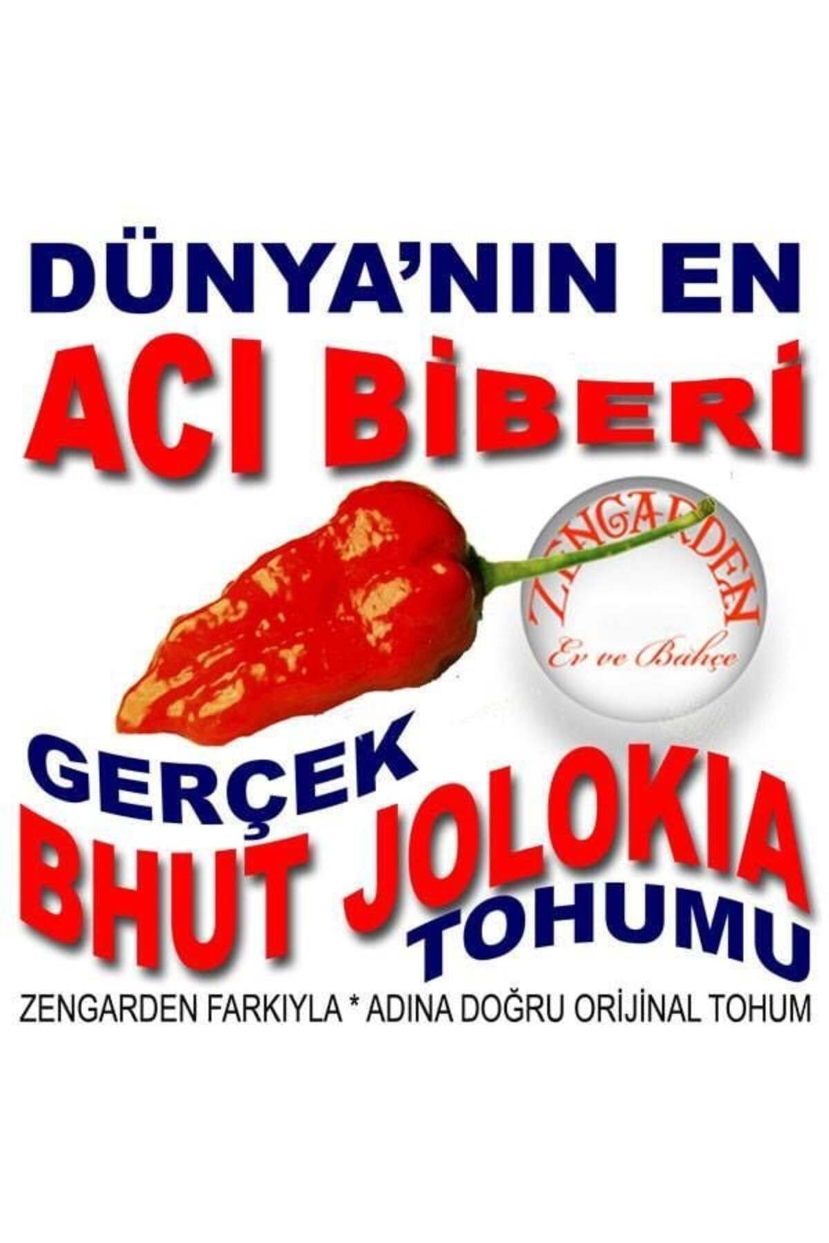 ZENGARDEN EV VE BAHÇE Dünyanın en acı biberi bhut jolokia biber tohumu ...