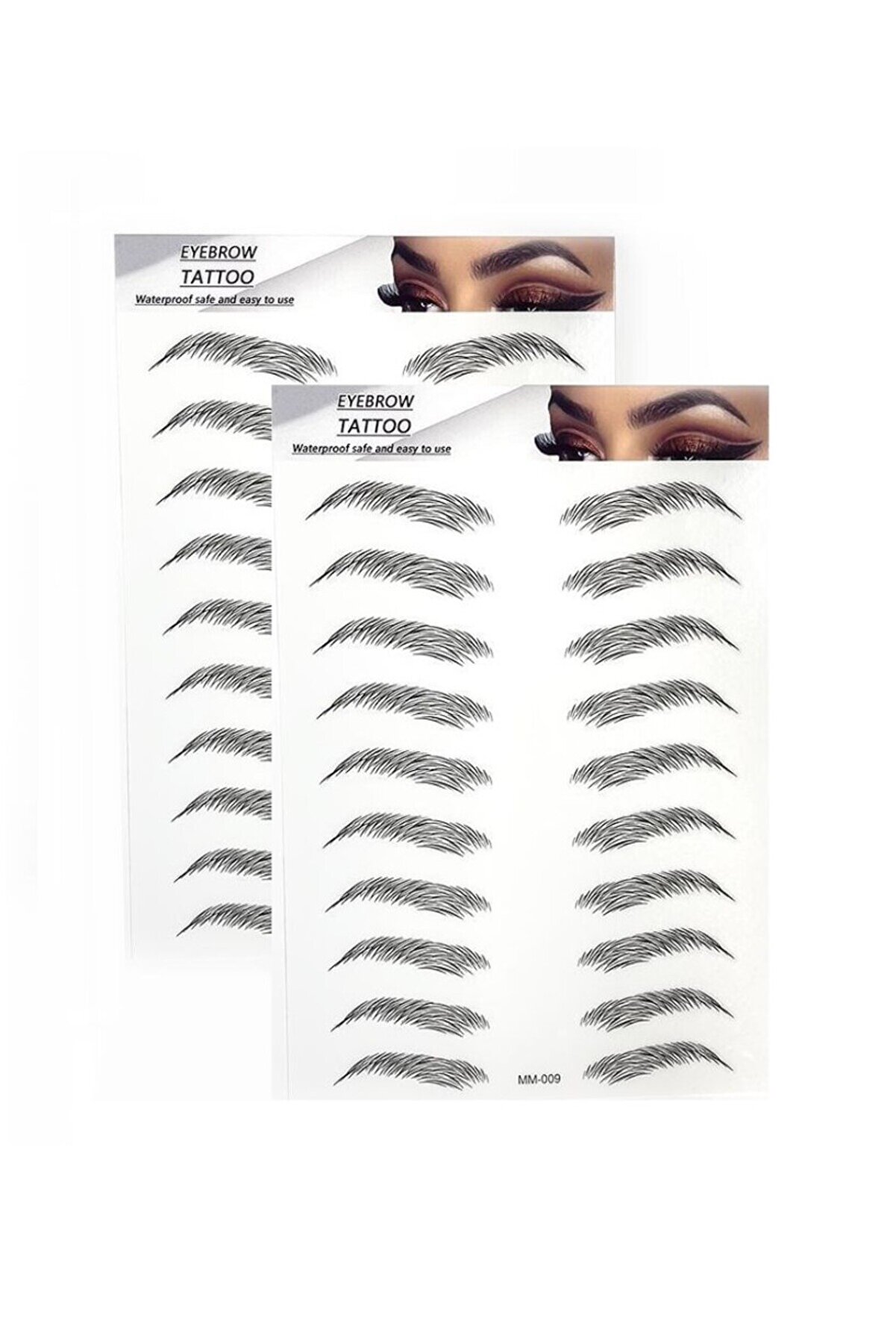 NİYENABEAUTY Niyenabeauty Kaş Dövmesi Sticker Kalıcı Suya Dayanıklı ...