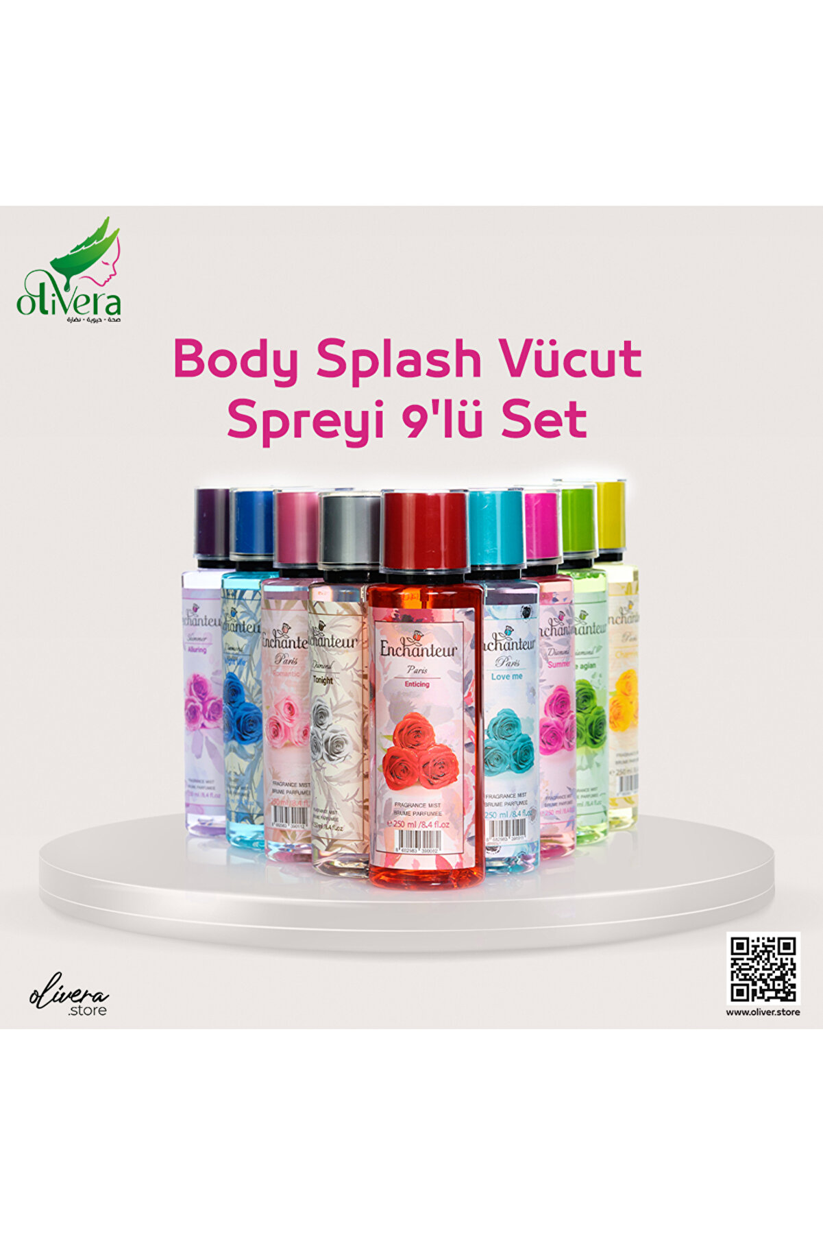 ENCHANTEUR Body Splash - Vücut Spreyi 9'lü set Fiyatı, Yorumları - Trendyol
