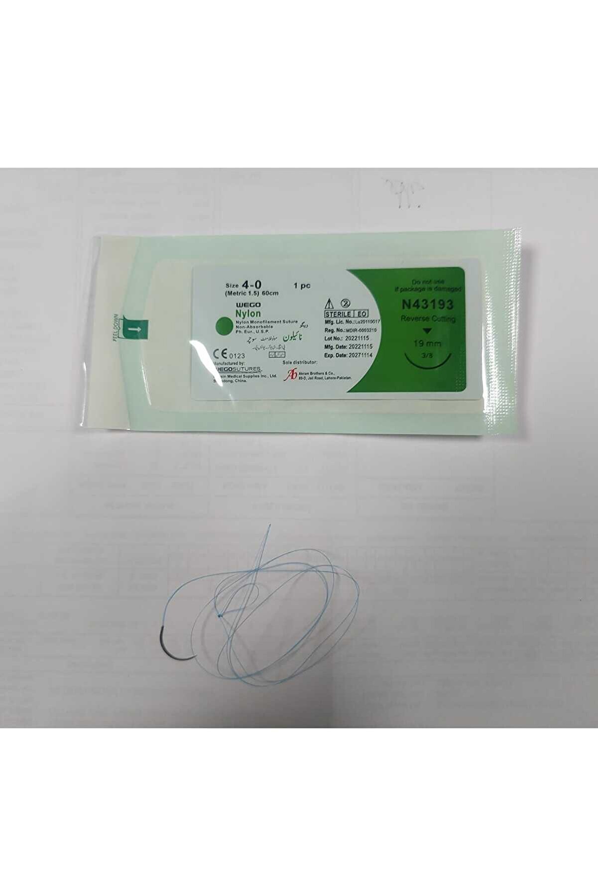 Mertay Medicus 10 ADET NYLON EMİLMEYEN MONOFİLAMENT CERRAHİ İPLİK ...