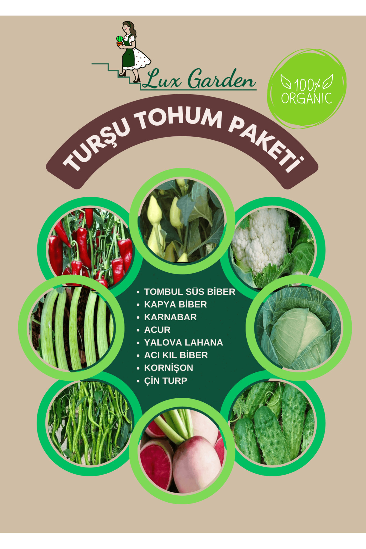 Lux Garden Turşu Tohum Paketi 500 Sebze Tohumu Fiyatı, Yorumları - Trendyol