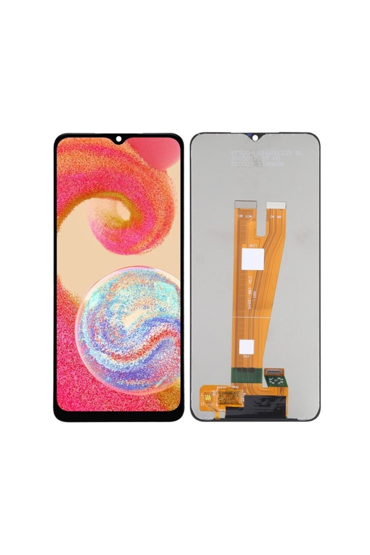 Samsung Galaxy A04 A045f Uyumlu Lcd Ekran Dokunmatik Siyah Hk Servis ...