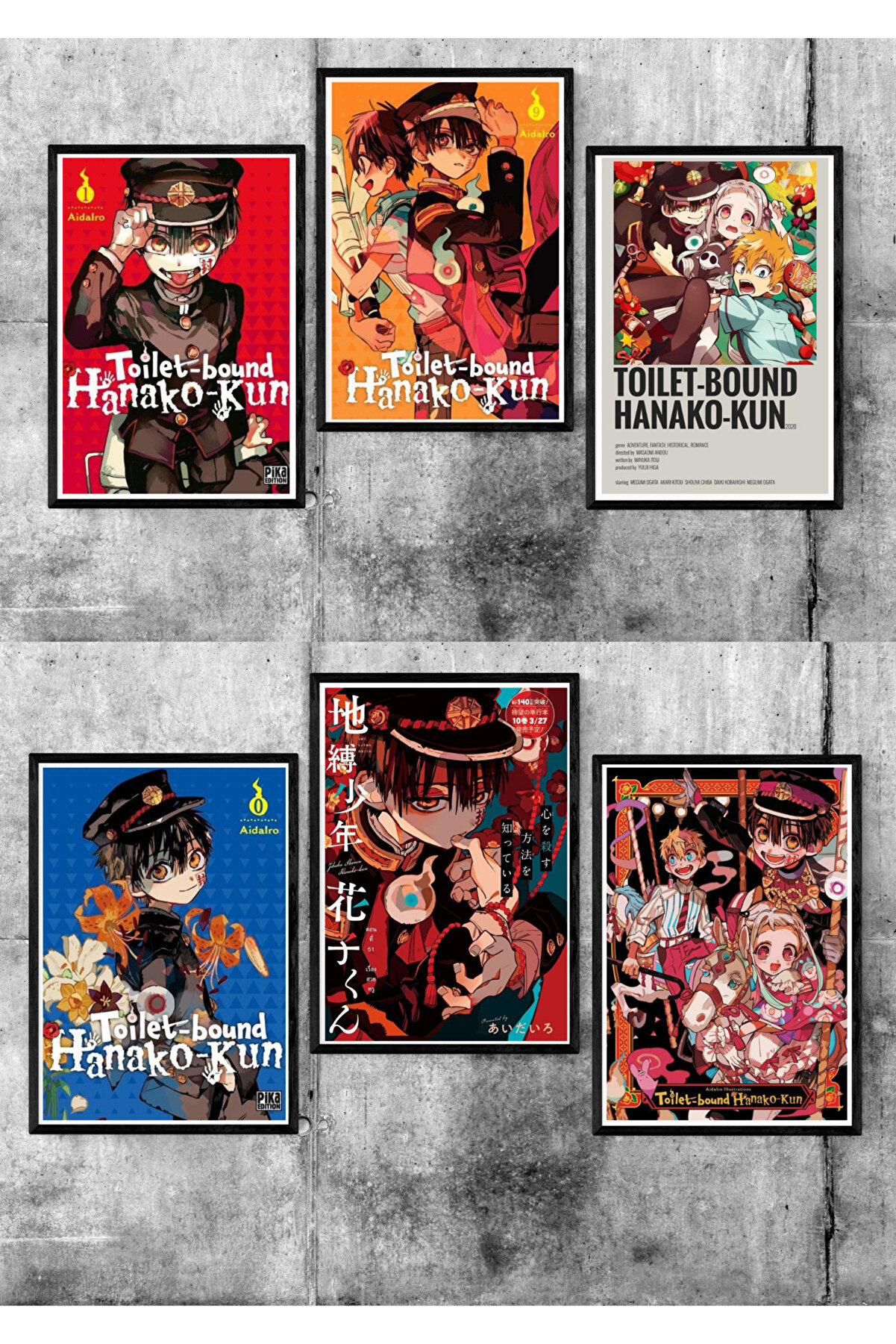 animeandyourworld Toilet bound hanako kun Poster 6 adet A4 boyutu 21*30 ...