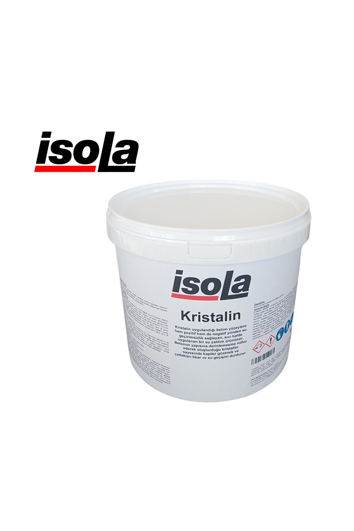 İsola Kristalin 6 kg kristalize su yalıtımı çimento esaslı negatif ...