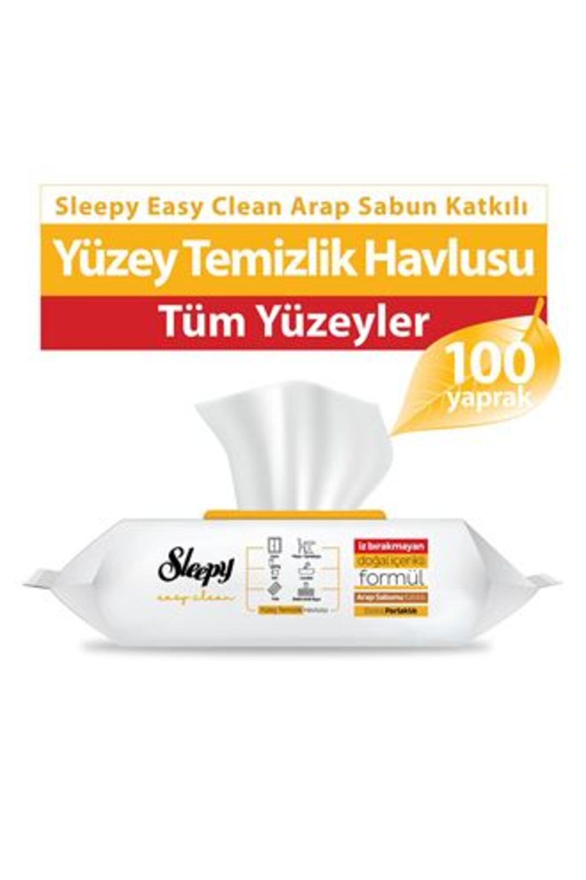 Sleepy ( 1 ADET ) Sleepy Easy Clean Arap Sabunu Katkılı Yüzey Temizlik ...