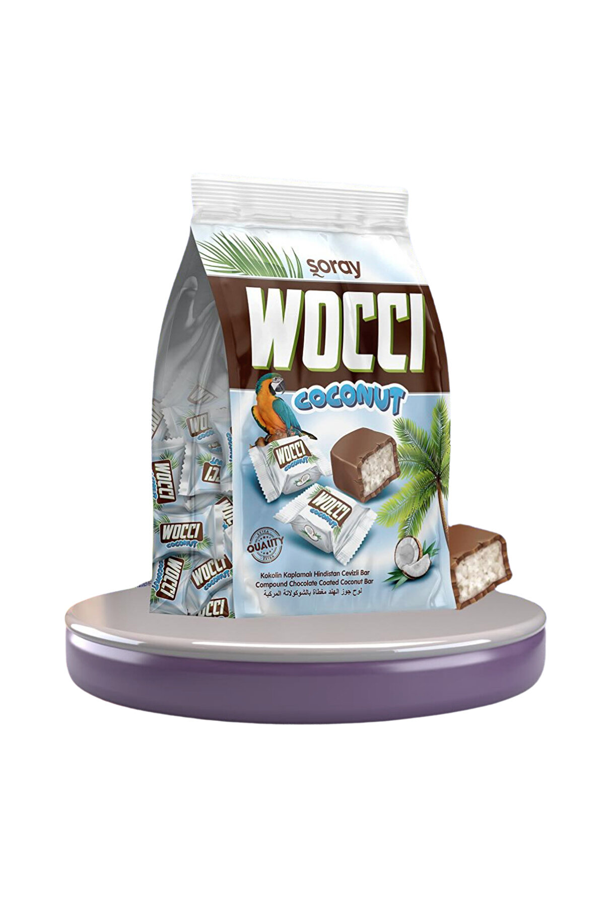 Şoray Wocci Kokolin Kaplamalı Hindistan Cevizli Bar 970 Gr Fiyatı ...