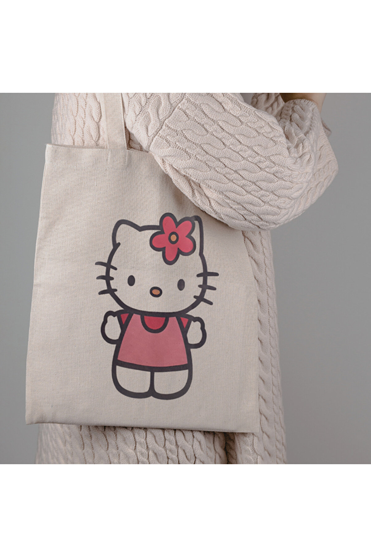 Cemira Hello Kitty Tasarım Tote Bag Bez Çanta Fiyatı, Yorumları - Trendyol