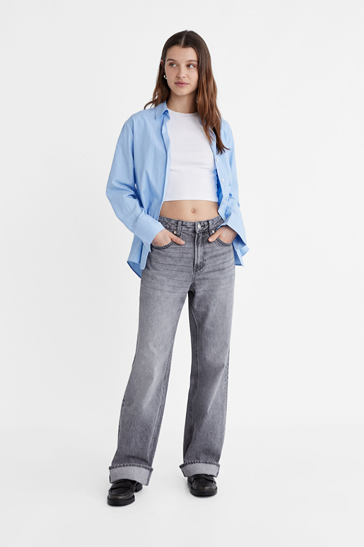 Stradivarius D92 Straight wide Fiyatı, Yorumları - Trendyol