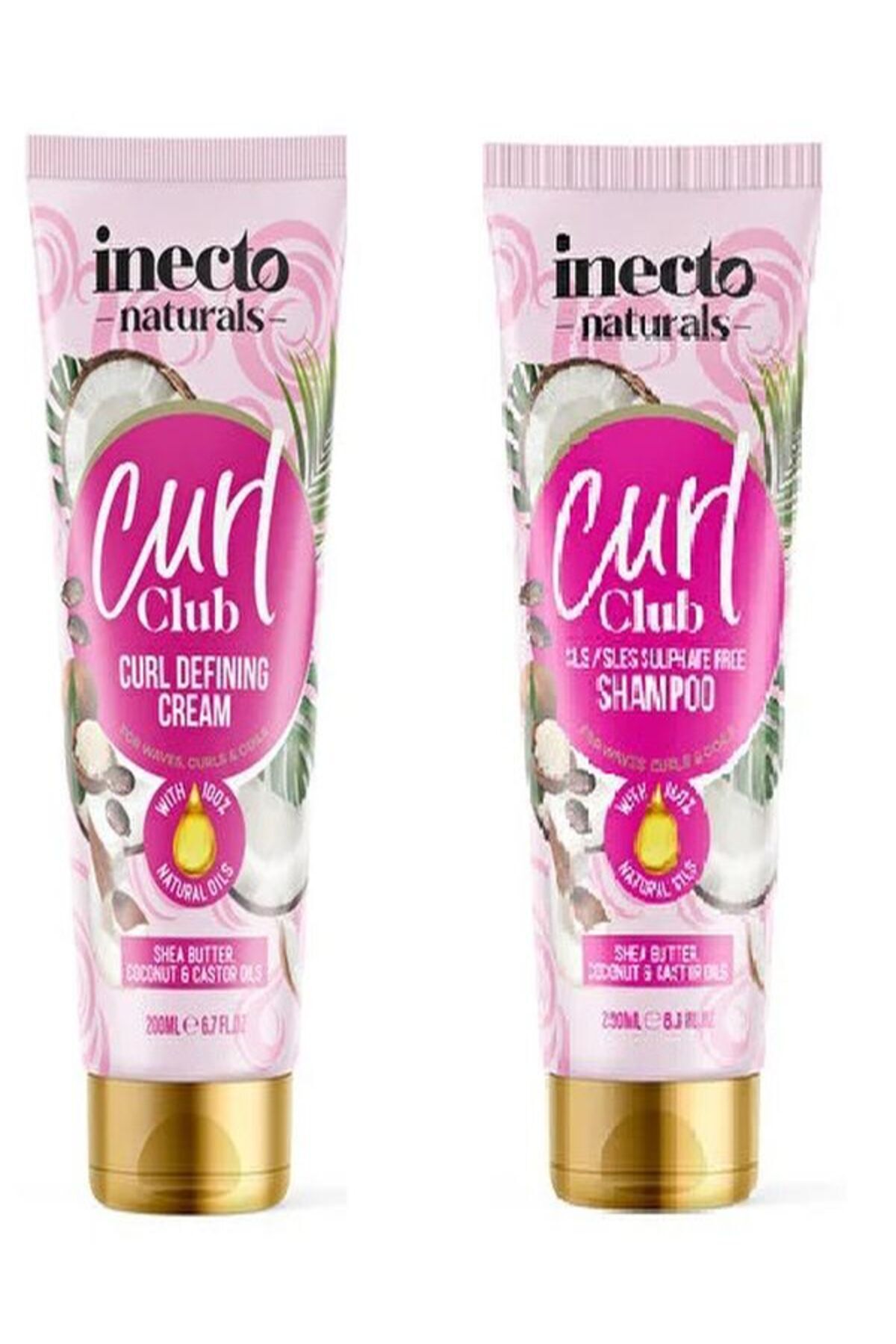 inecto Curl Club Bukle Belirginleştirici Şampuan 250 ml Saç Bakım Kremi ...
