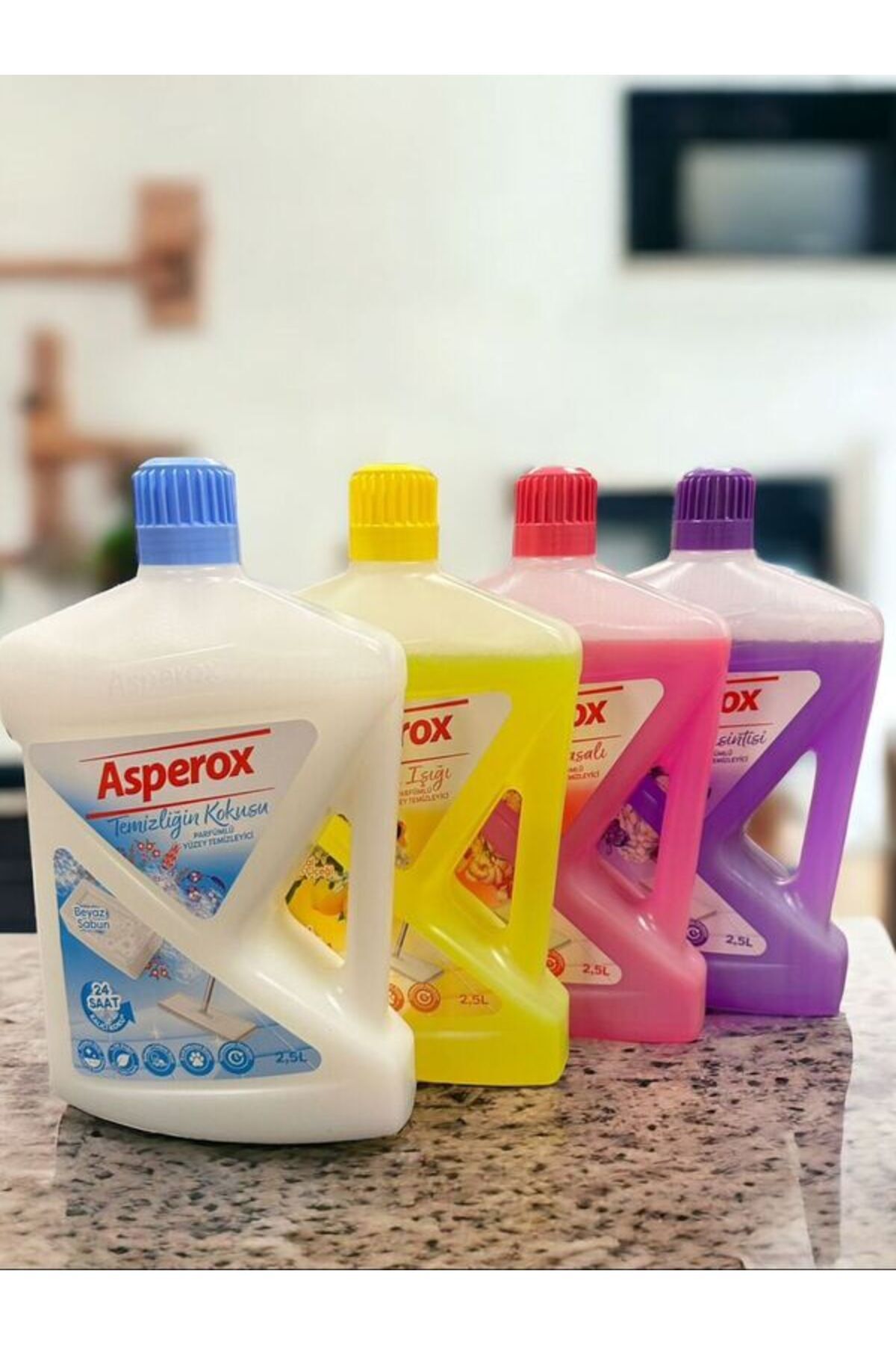 ASPEROX Yüzey Temizleyici 2,5 Lt Aşk Masalı+ Portakal&limon+ Menekşe ...