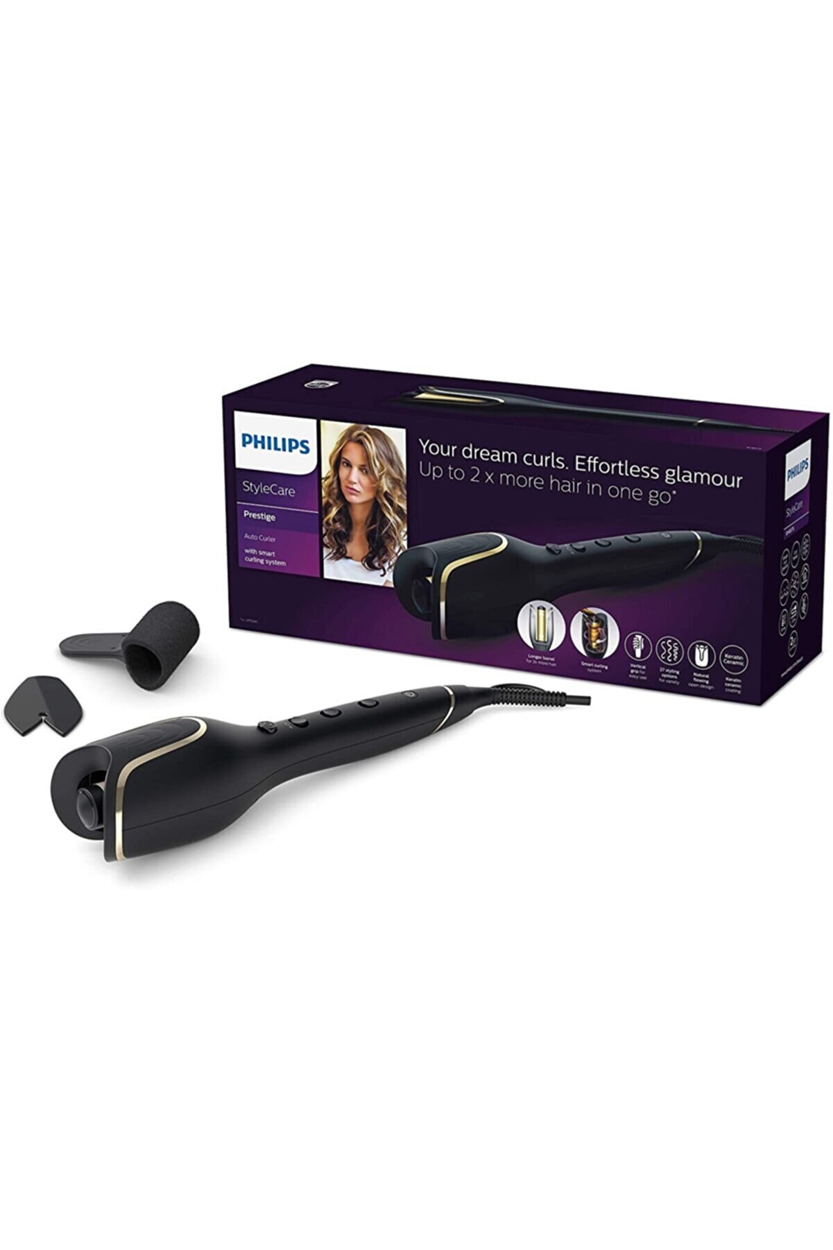 Philips Bhb876/00 Stylecare Prestige Otomatik Saç Maşası - Fiyatı ...