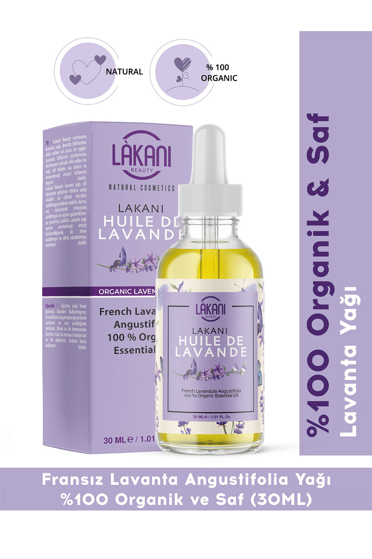 Lakani beauty Fransız Lavanta Yağı %100 Saf Ve Organik Fiyatı ...