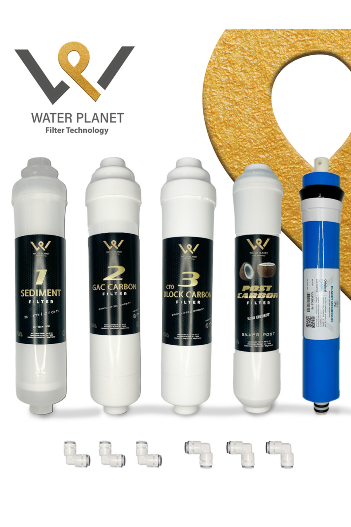 Water planet filter technology Kapalı kasa filtre seti - 5li planet ...
